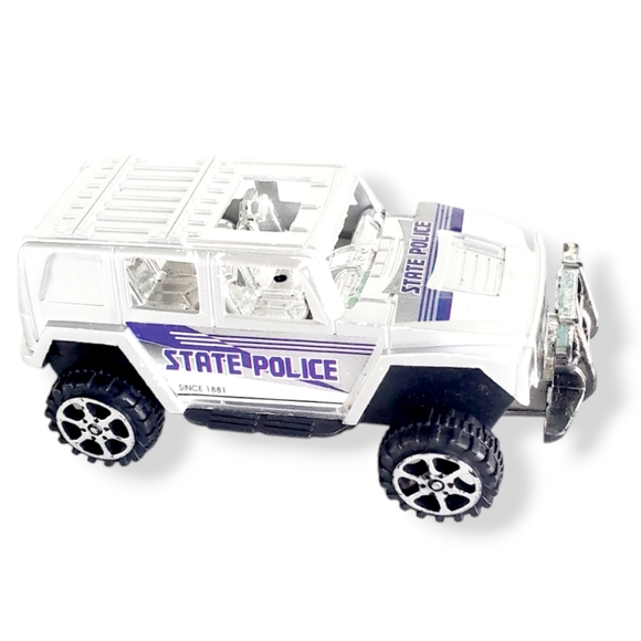 Toys | Aa State Police Silver Purple Toy Car Suv | Poshmark